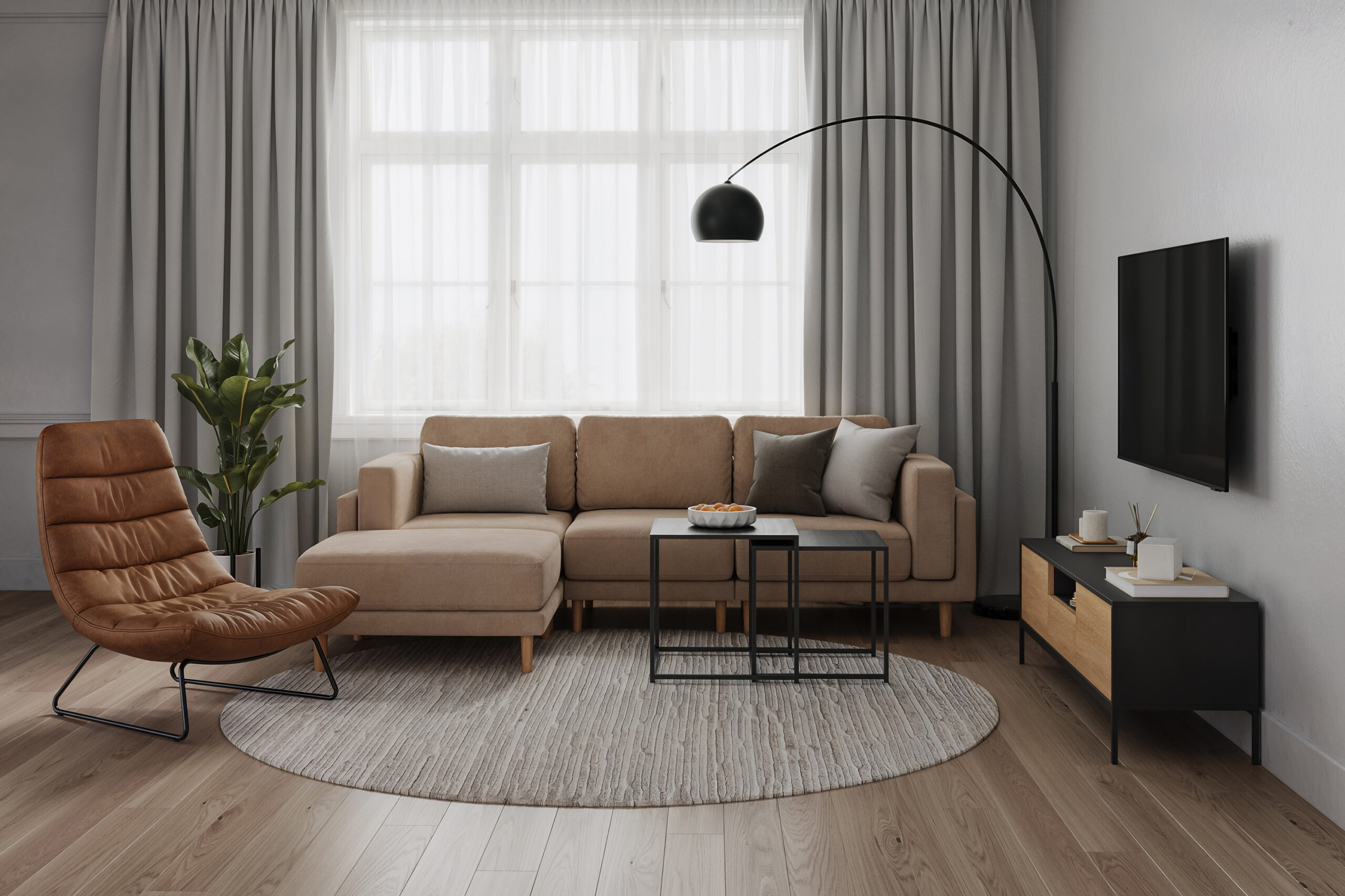 Wohnzimmer Paket Kentucky - Lyght Living